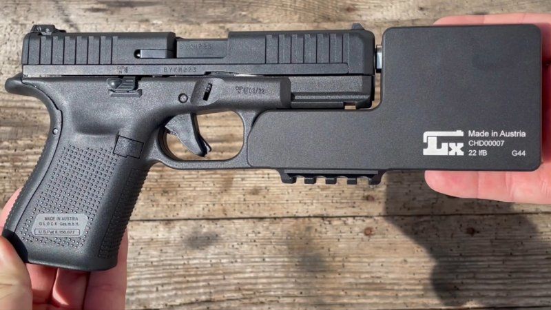Psst: LIMEX MKD44 Schalldämpfer für Glock 44 | SPARTANAT