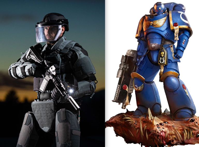 EXOSKELETT: How much Space Marine is that? | SPARTANAT